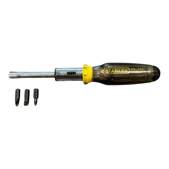 Stanley | Grooming | Vintage Stanley Ratcheting Screwdriver 6875 With 3 ...